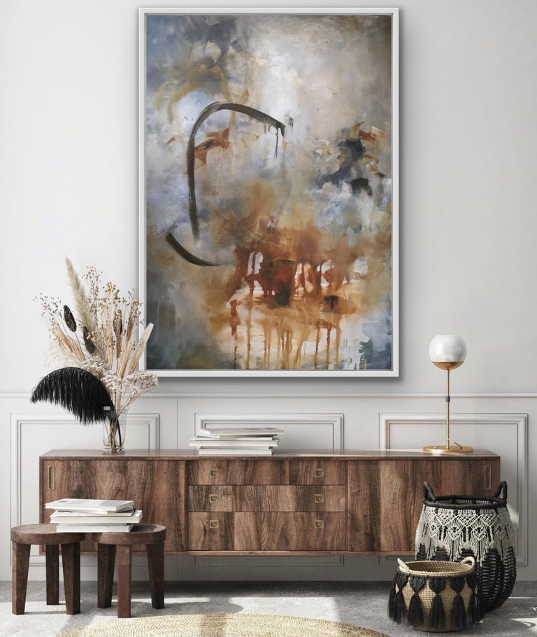 Catherine Pennington-Meyer - Untitled, Atmospheric Abstract Painting ...