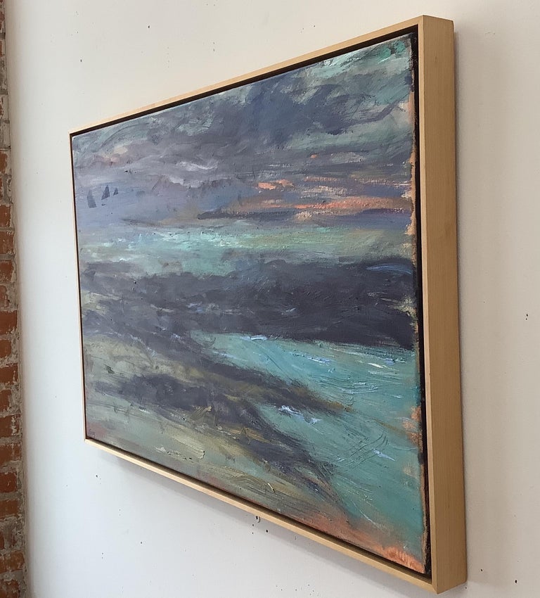 Catherine Picard-Gibbs - "Dreams of the Shore", oil painting, abstract ...