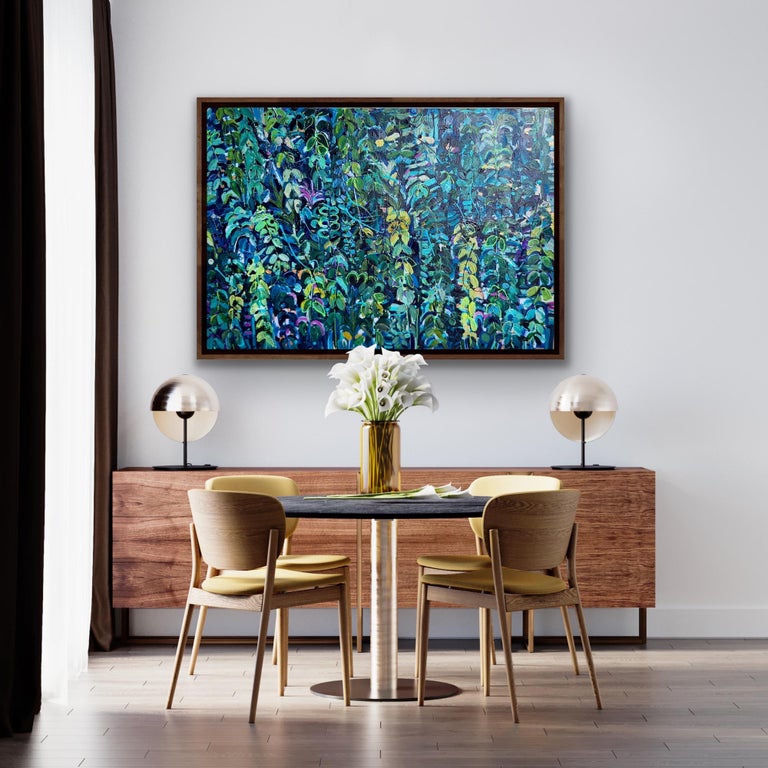 Catherine Ruth Church - Dark Green Tangle, Floral Painting, Landscape ...