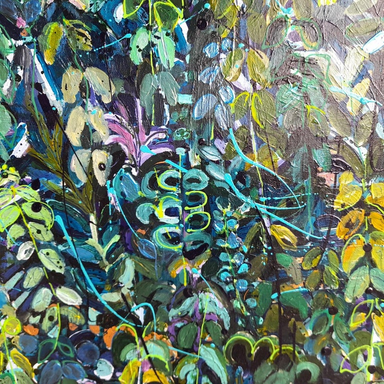 Catherine Ruth Church - Dark Green Tangle, Floral Painting, Landscape ...