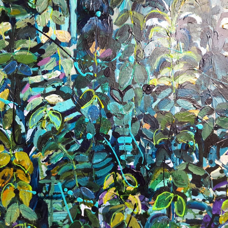 Catherine Ruth Church - Dark Green Tangle, Floral Painting, Landscape ...