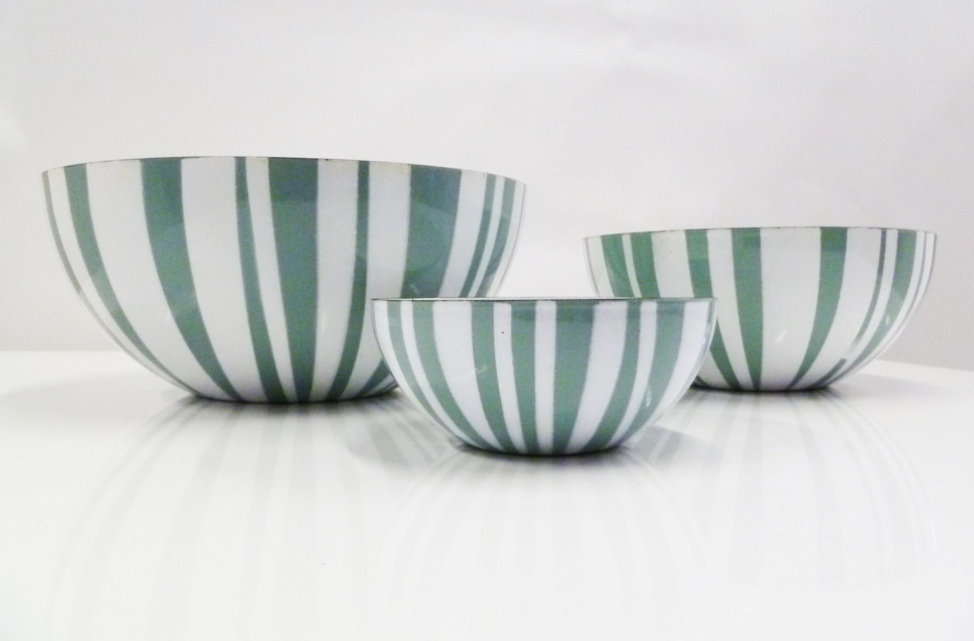 Cathrineholm 3 Stripes Nesting Stacking Bowls, Grete Prytz Kittelsen ...