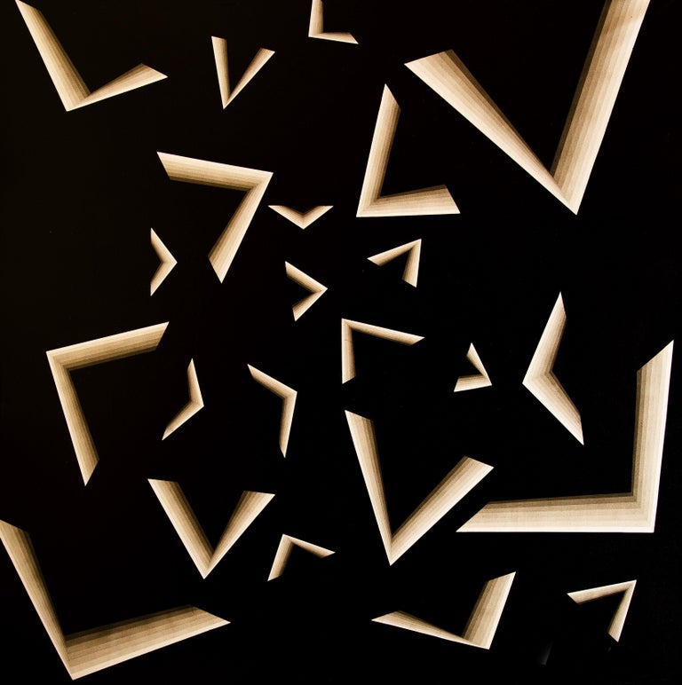 Catia Goffinet - Time 3, Painting, Acrylic on Canvas For Sale at 1stDibs
