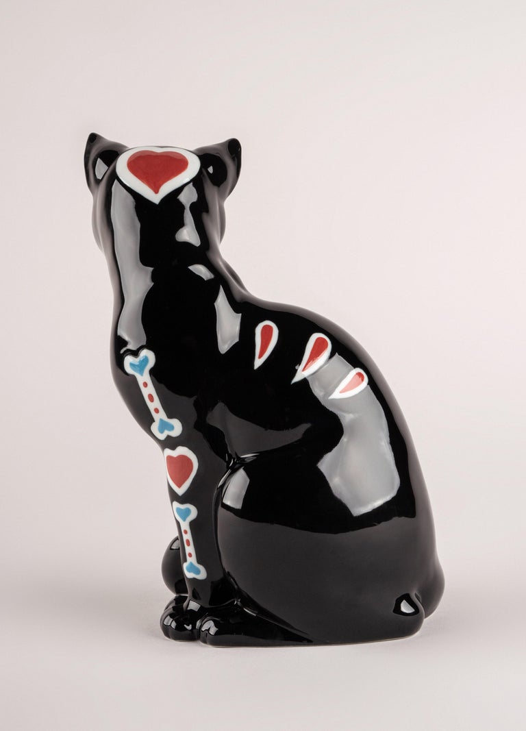 Lladró Catrina Cat Figurine For Sale at 1stDibs