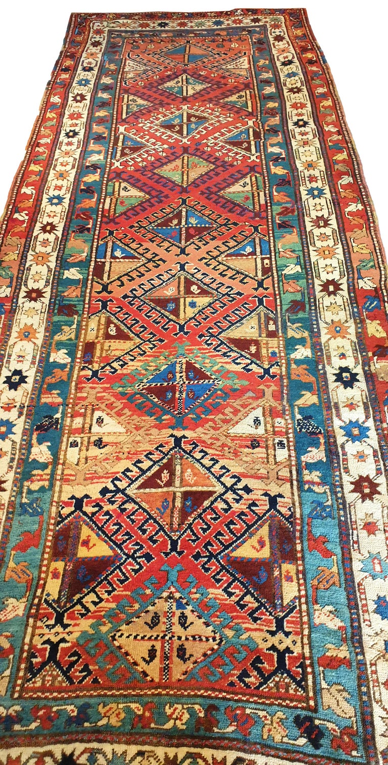 837 - Caucasian Carpet, 19th Century For Sale at 1stDibs