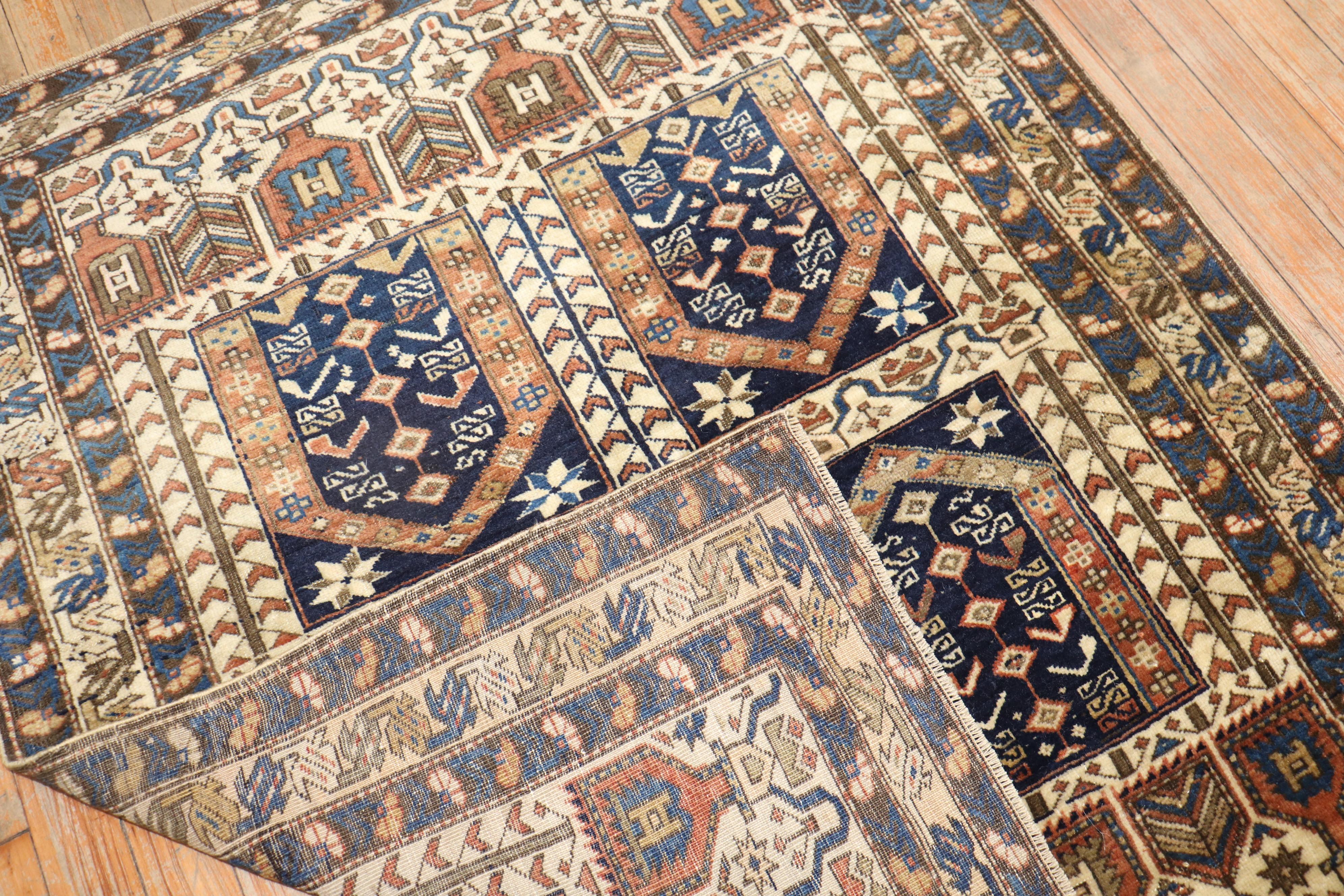 Caucasian Kuba Mini Antique Prayer Rug For Sale at 1stDibs