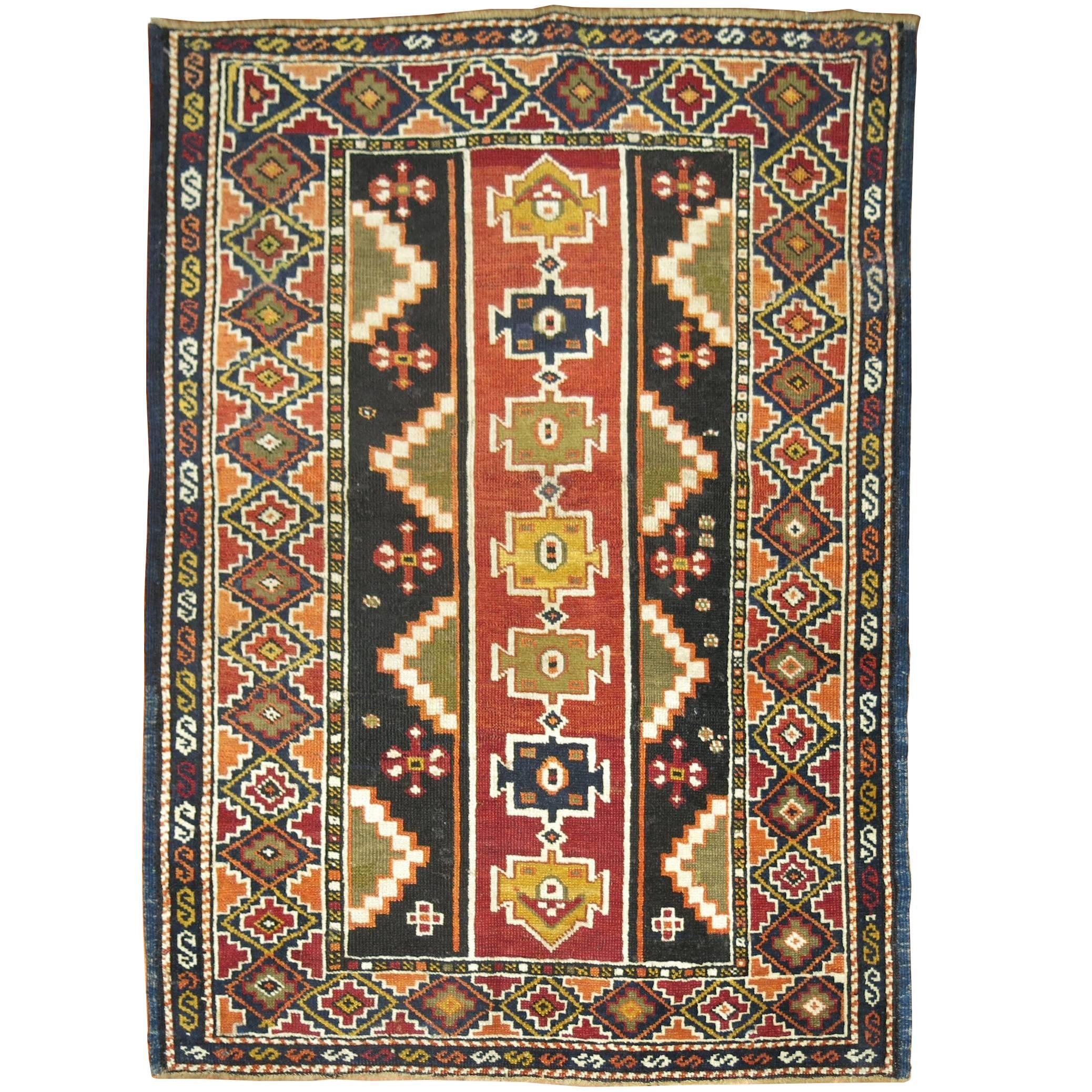 Caucasian Shirvan Prayer Rug at 1stDibs