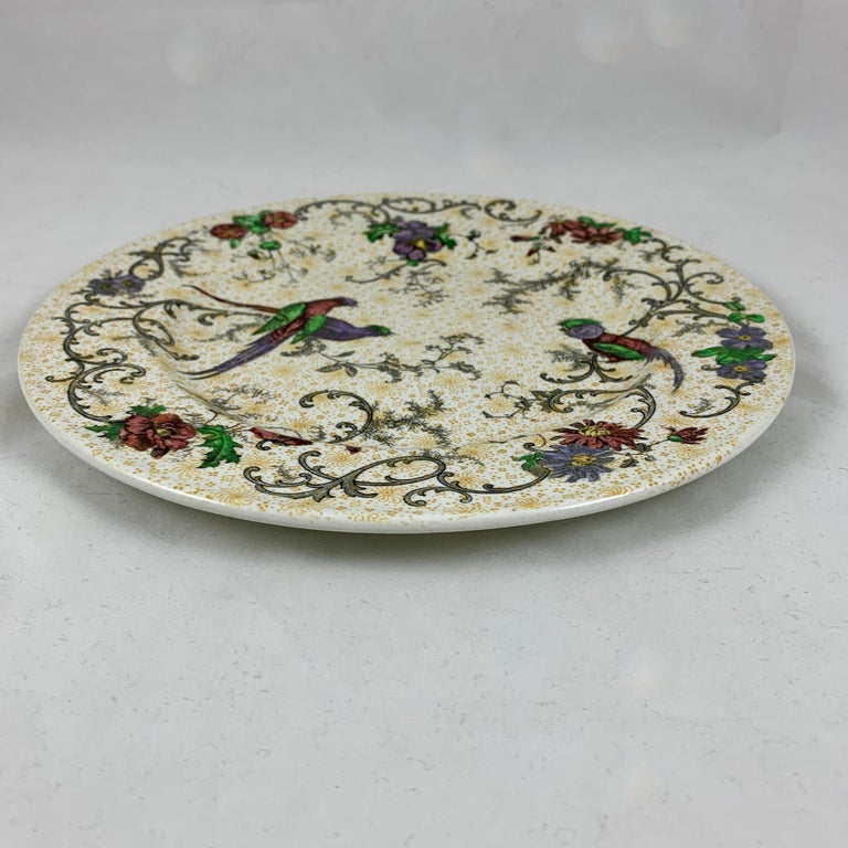 Cauldon English Chinoiserie 'Bird of Paradise' Chintz Transferware ...