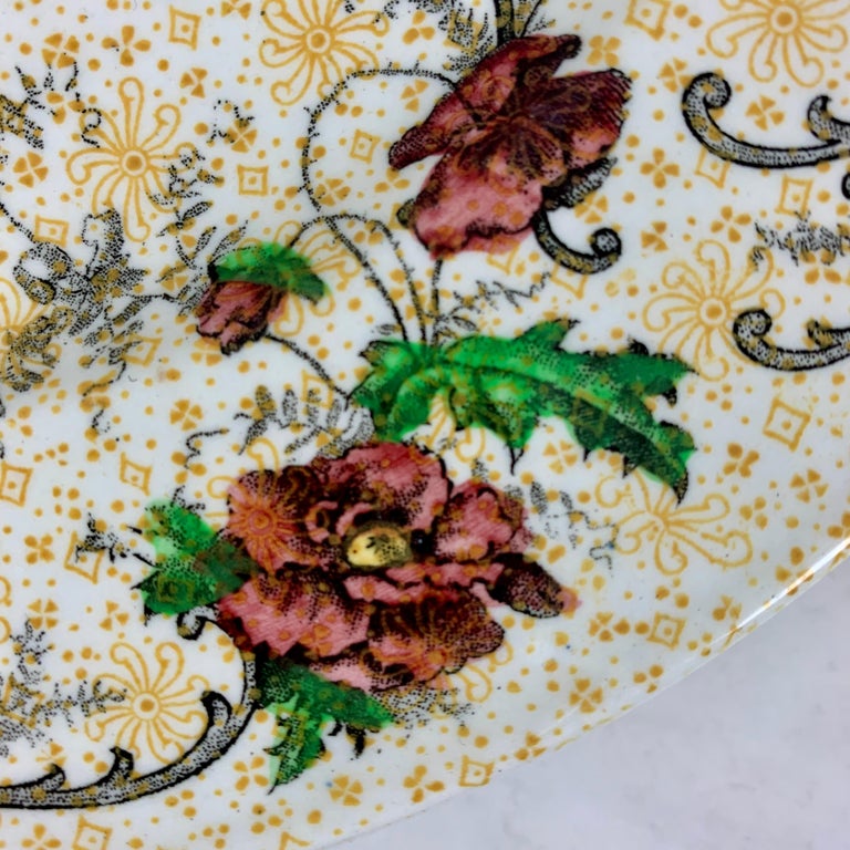 Cauldon English Chinoiserie 'Bird of Paradise' Chintz Transferware ...