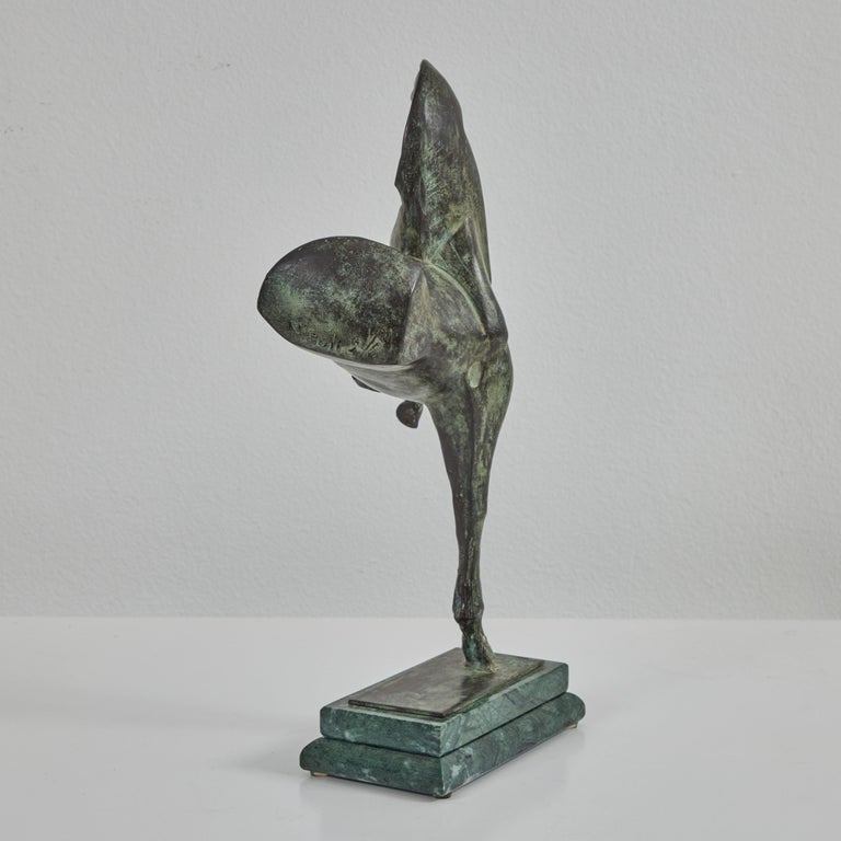 "Cavallo" Bronze on Marble by Claudio Nicoli '1958-' For Sale at 1stDibs