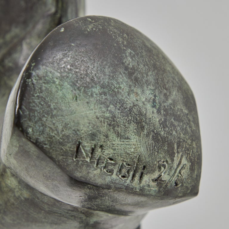 "Cavallo" Bronze on Marble by Claudio Nicoli '1958-' For Sale at 1stDibs