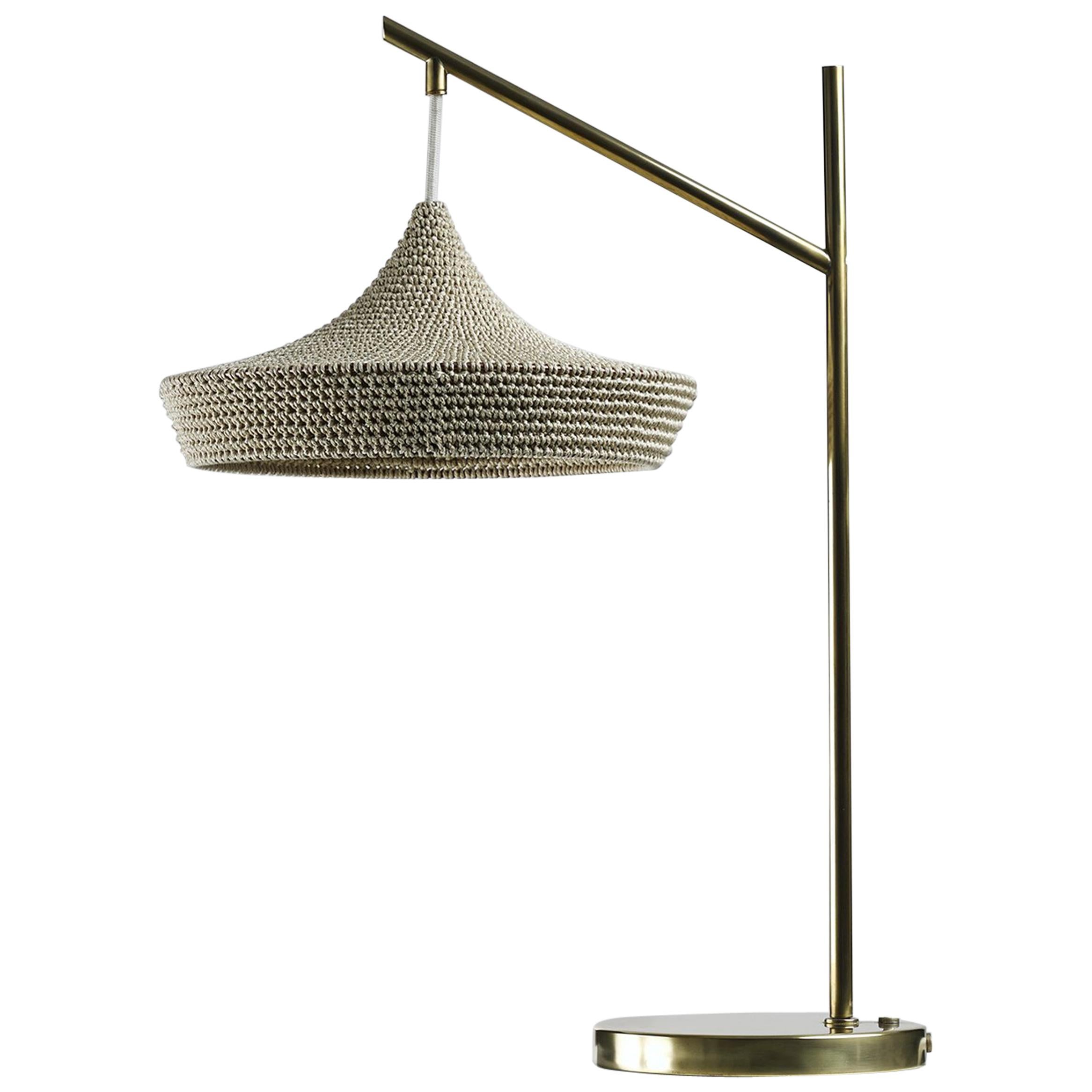 CAVE Wall Arm Long Light Ø40cm/15.7in, Hand Crocheted in 100% Egyptian ...