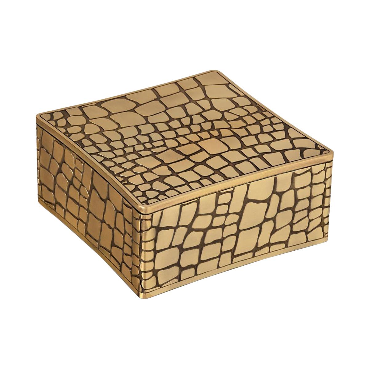 Brass Banded Box at 1stDibs