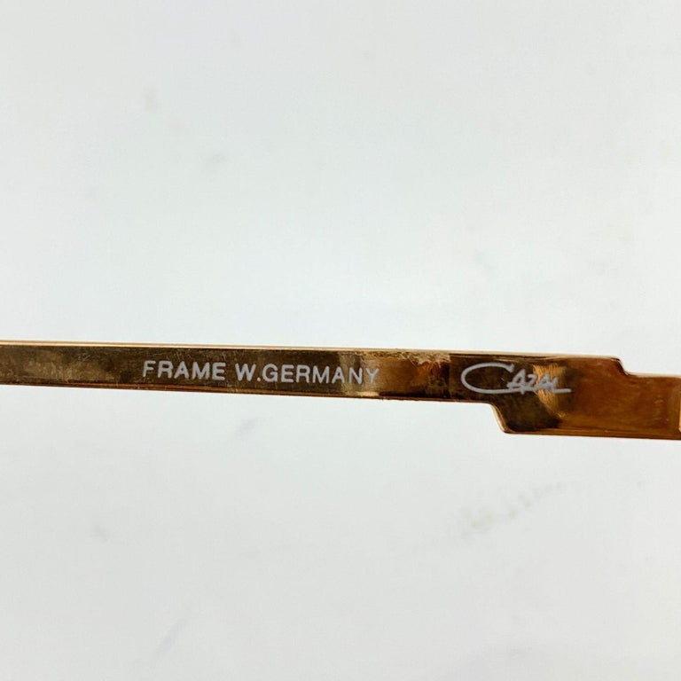 Cazal Vintage Eyeglasses 625 Clear Brown 5617 140 Mm West Germany For