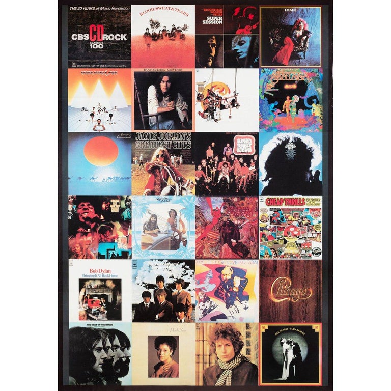 CBS CD Rock 1 00 1987 Japanese A1 Poster For Sale at 1stDibs