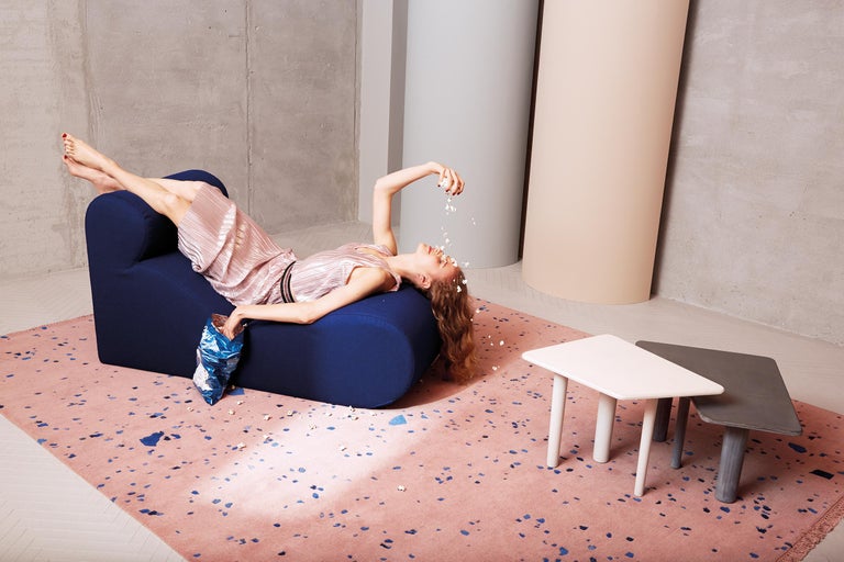 Customizable cc-tapis After Party Natural White Rug by Garth Roberts ...