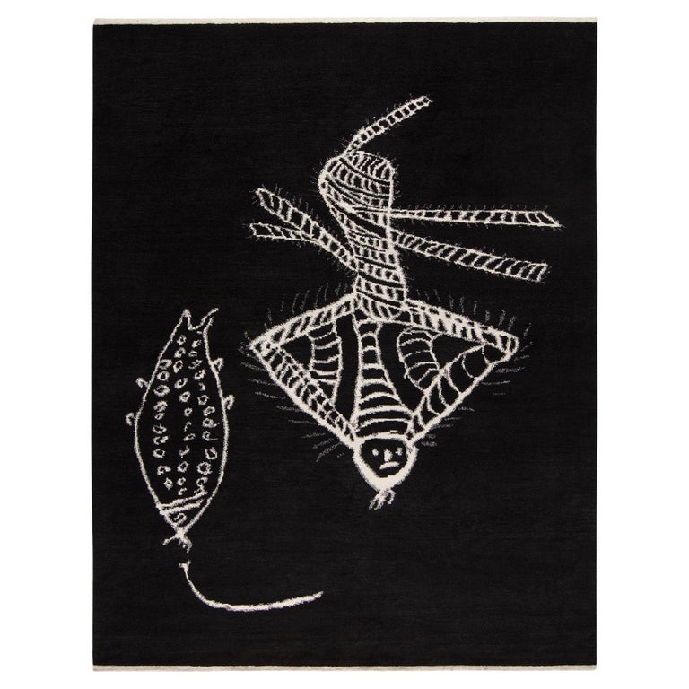 cc-tapis Graffiti Rug Cassina Details Collection by Charlotte Perriand For Sale at 1stDibs