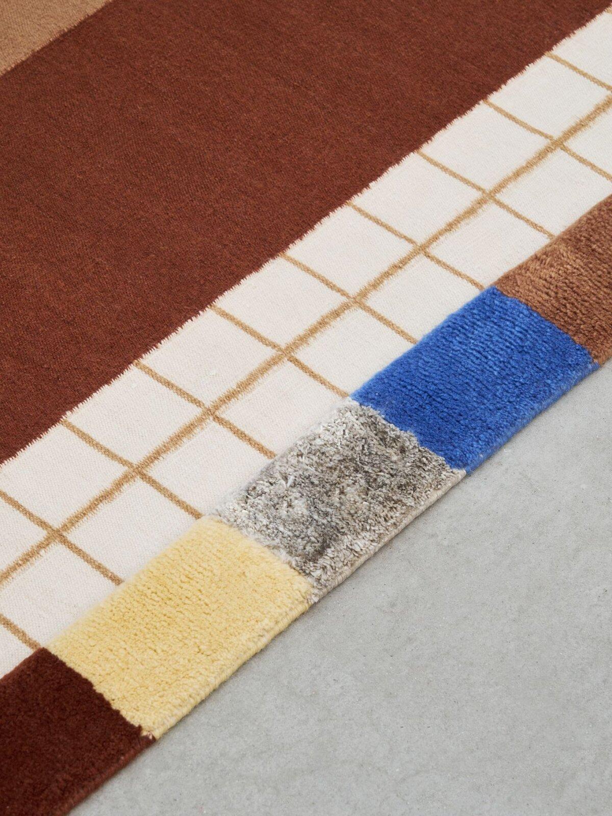 cc-tapis RAAG COLLECTION - RAAG RECTANGULAR GRID 1 handmade rug by ...