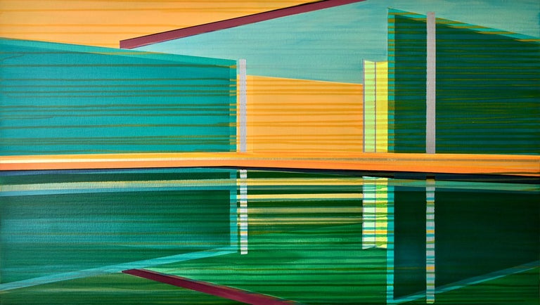 CÉCILE VAN HANJA - Floating Mirror For Sale at 1stDibs