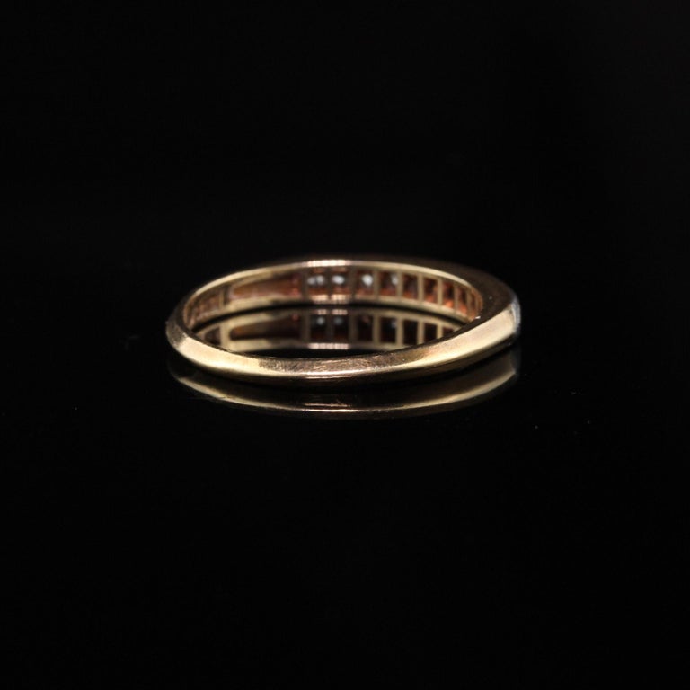 Circa 1940 - CD Peacock Vintage Platinum 14K Yellow Gold Single Cut ...