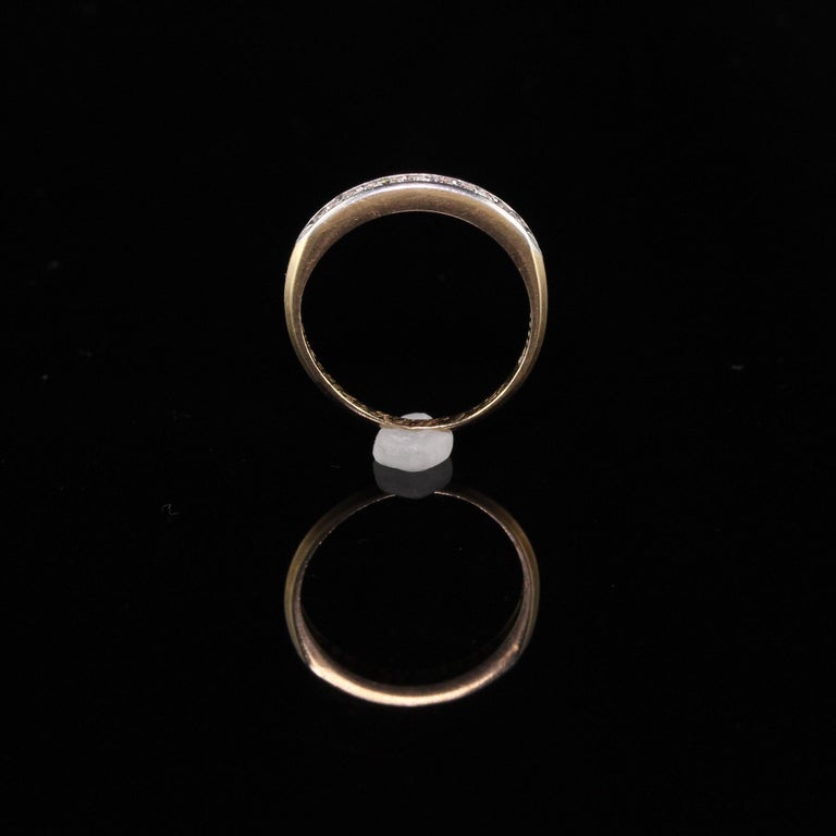 Circa 1940 - CD Peacock Vintage Platinum 14K Yellow Gold Single Cut ...