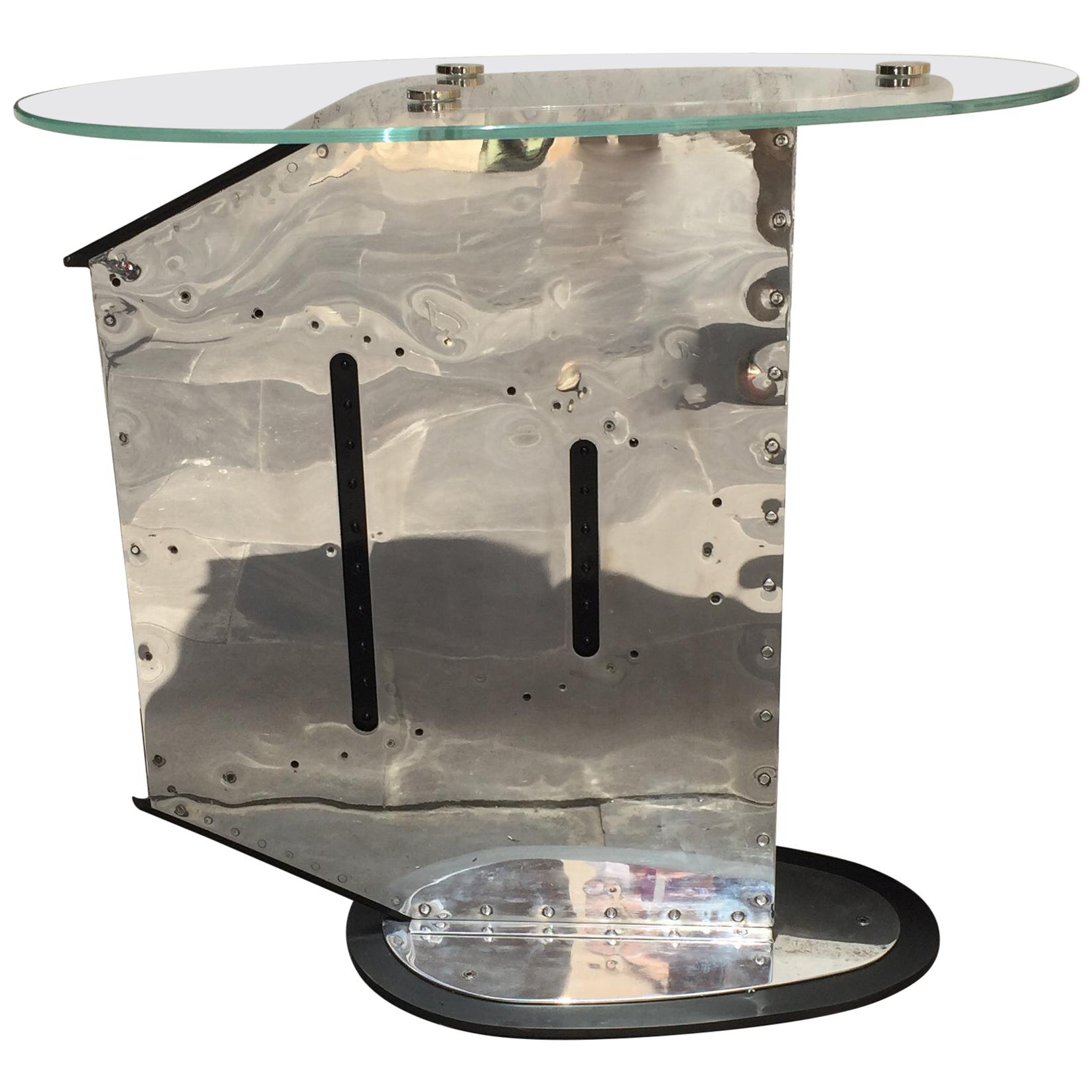Cease Fire Side Table, Dassault Mytere IV Empennage Tank For Sale at ...