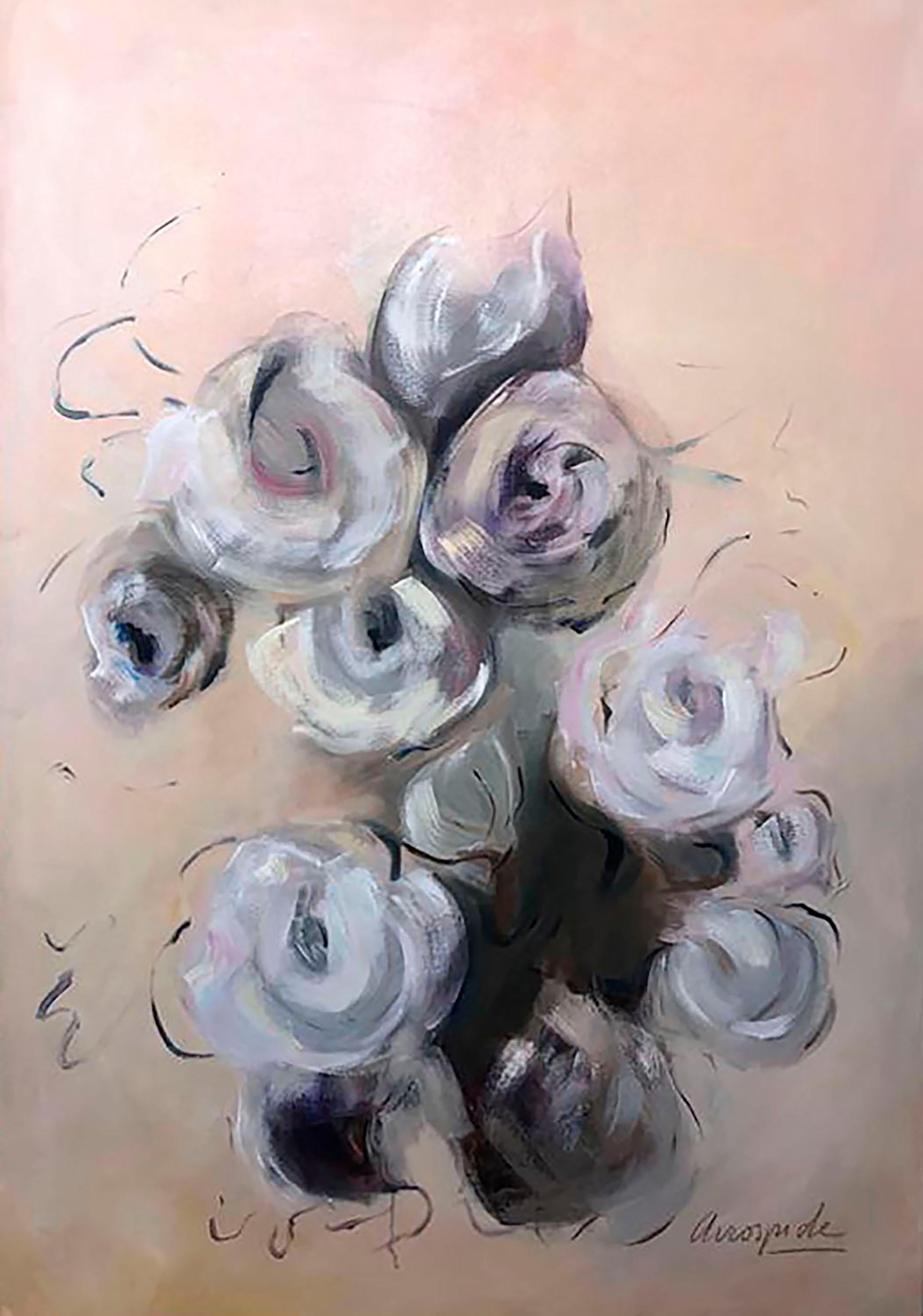 Maurice Potier - French 20th Century Abstract painting of a still life ...