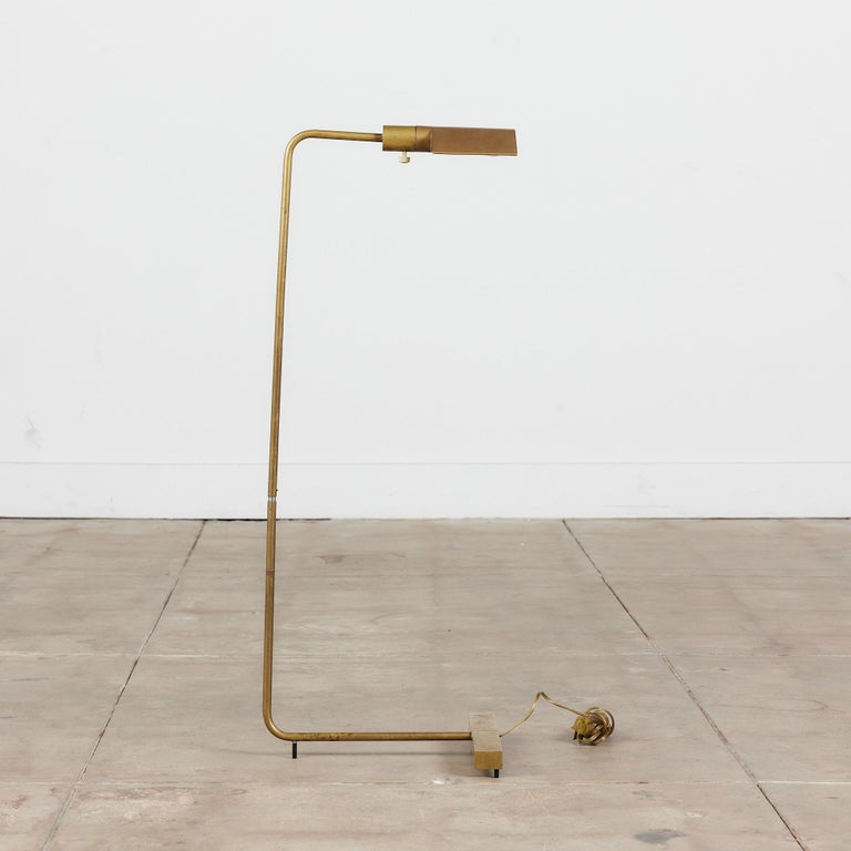 Cedric Hartman Brass Floor Lamp at 1stDibs
