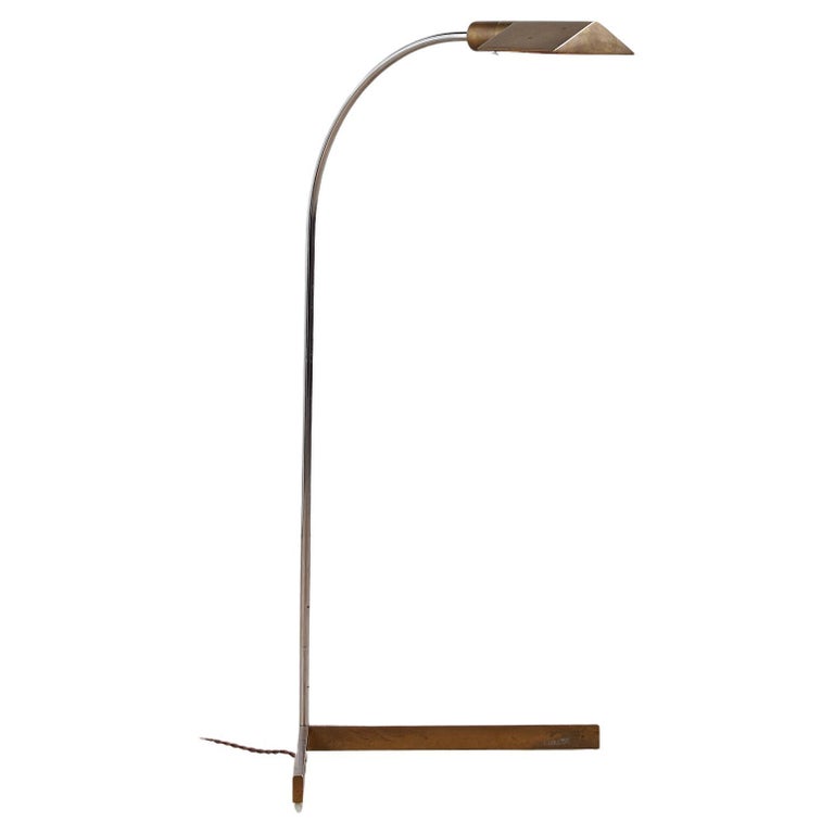 Cedric Hartman Brass Floor Lamp at 1stDibs