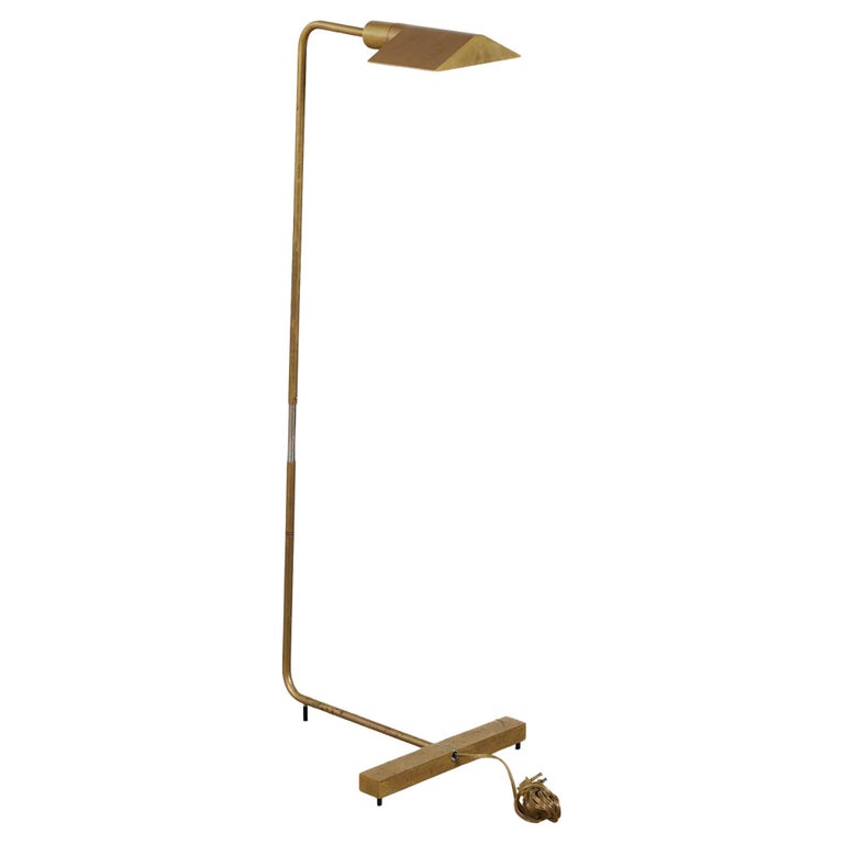 Cedric Hartman Brass Floor Lamp at 1stDibs