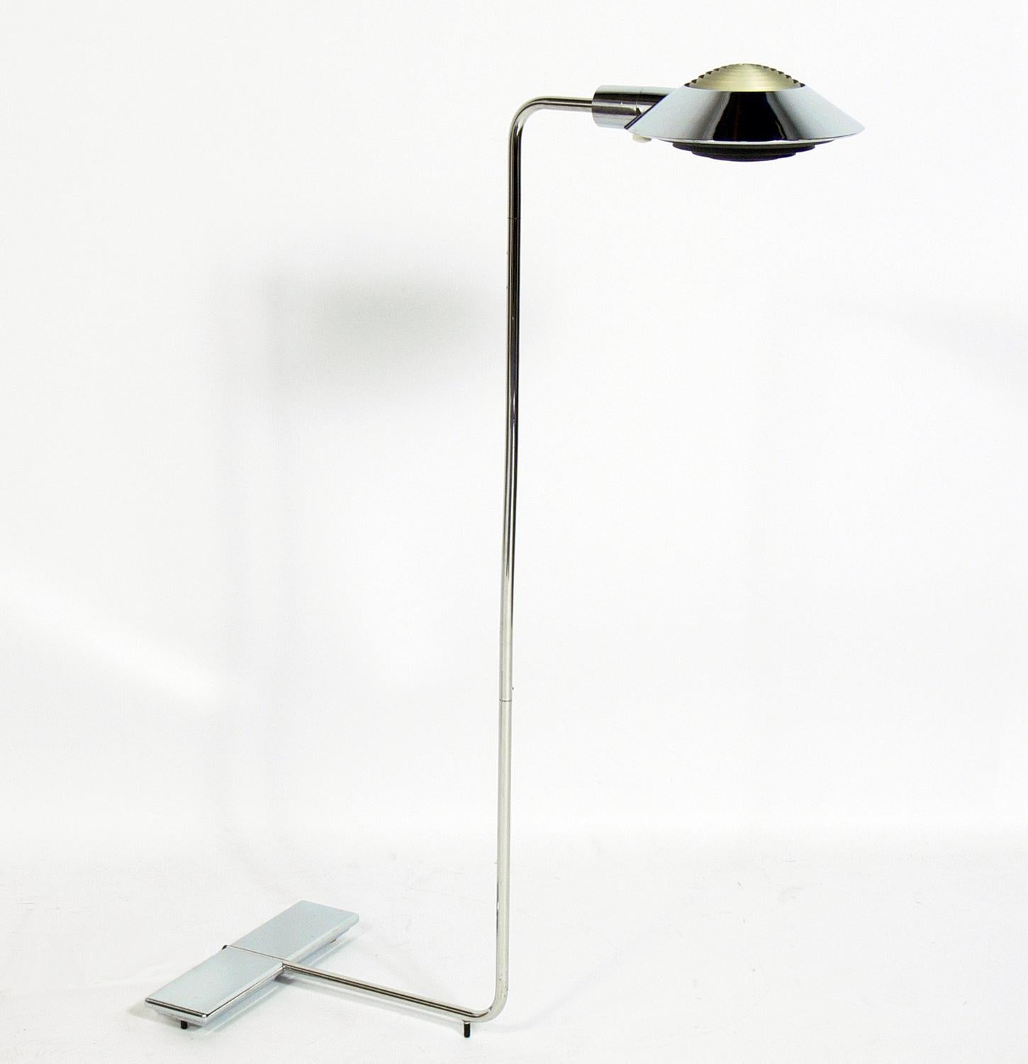 Cedric Hartman Chrome Floor Lamp at 1stDibs
