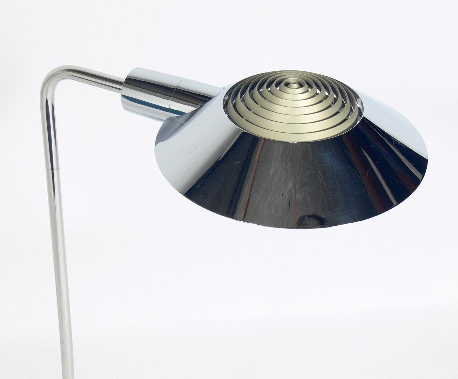 Cedric Hartman Chrome Floor Lamp at 1stDibs
