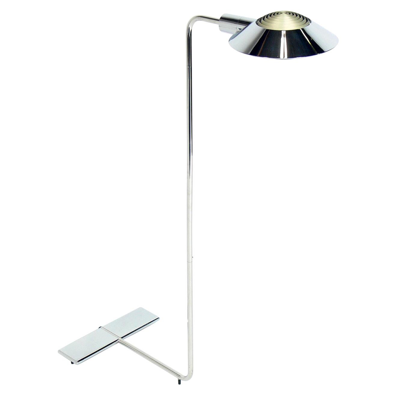 Cedric Hartman Chrome Floor Lamp at 1stDibs