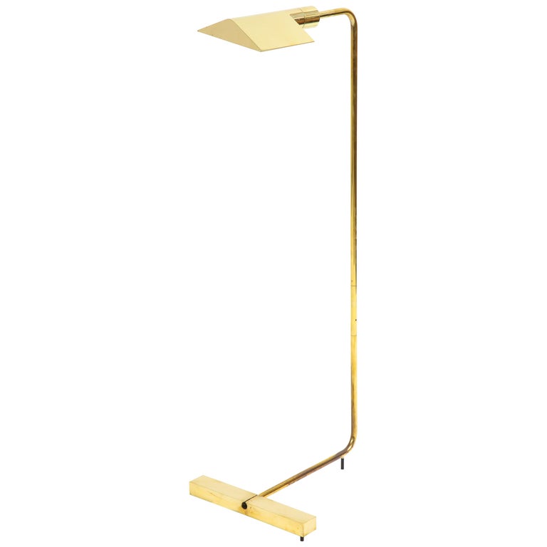 Cedric Hartman Polished Brass Cantilever Swivel Brass Reading Lamp at ...