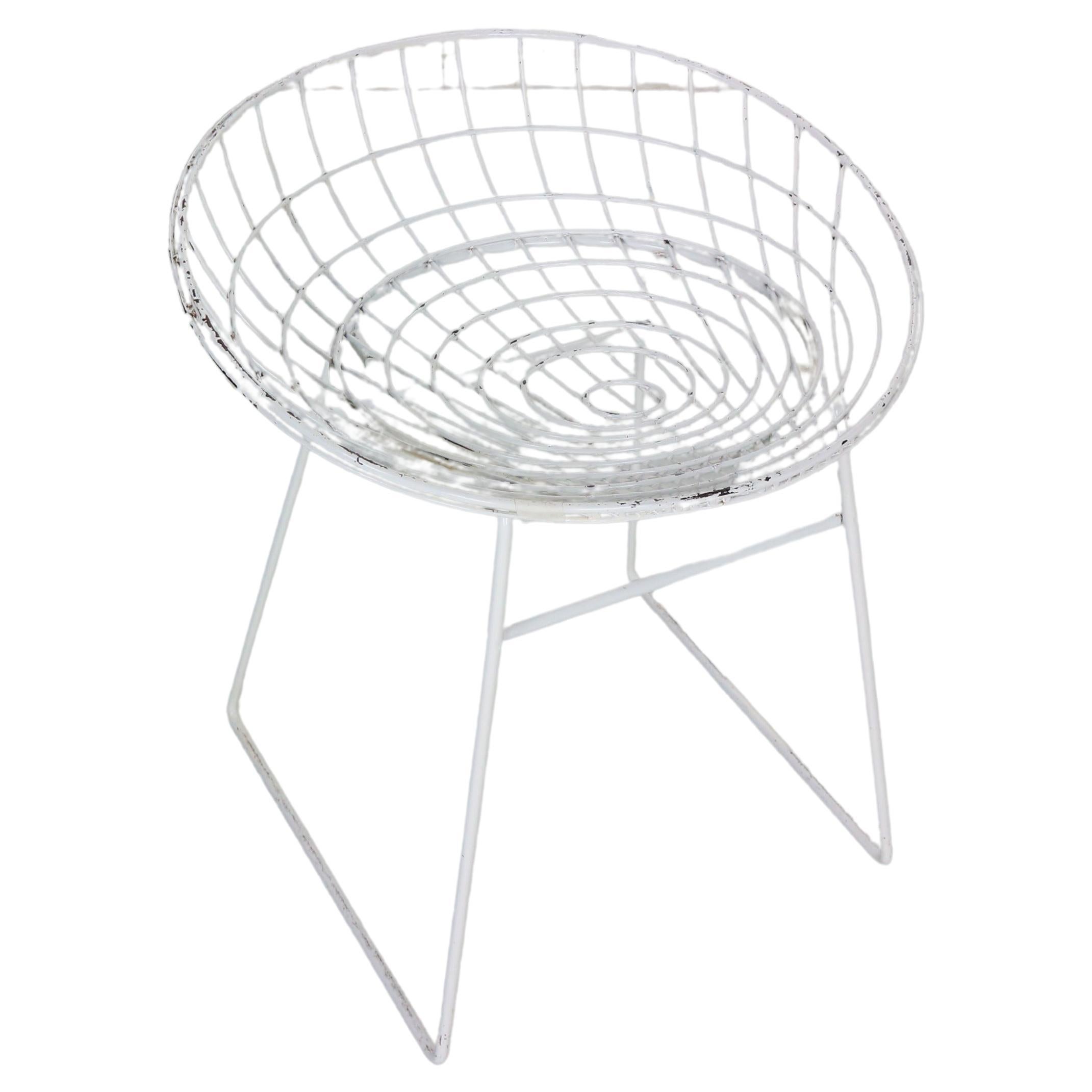 Dutch Industrial Pastoe FM05 Wire Chair by Cees Braakman, 1950s at 1stDibs