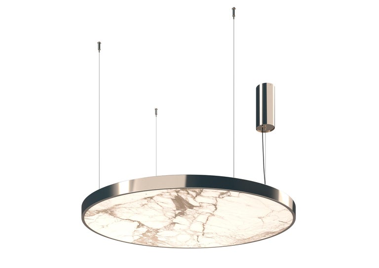 Ceiling Lamp Metal Frame Champagne Silver or Nickel Finish Custom in 50 ...