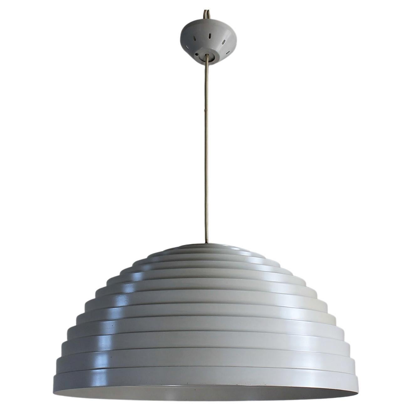 Step Ceiling Lamp in White Lacquered Metal by Martinelli Luce 1977 ...