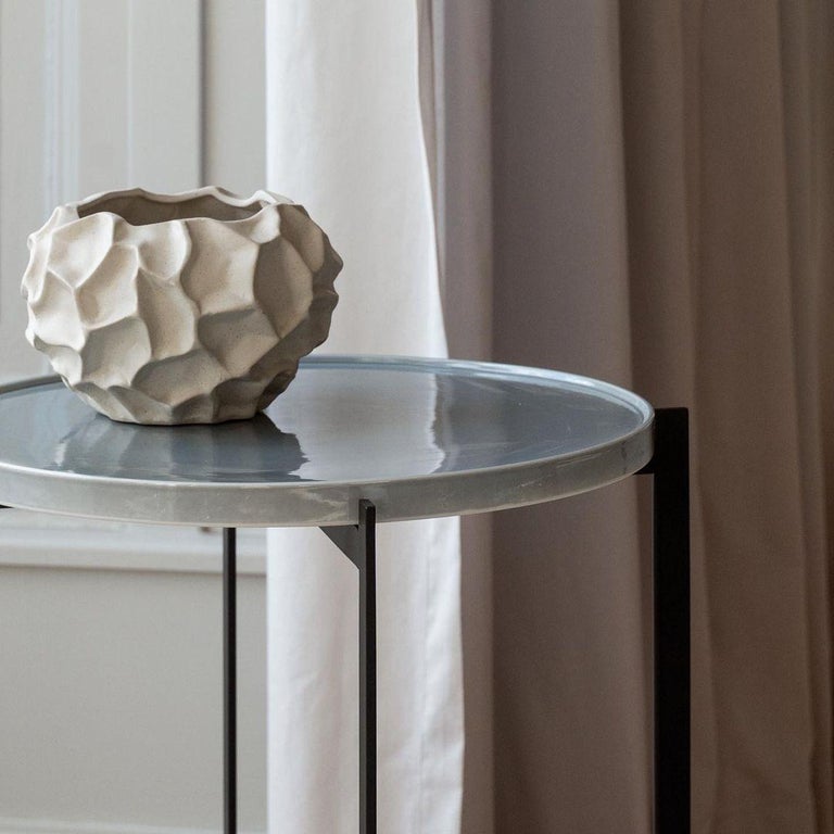 Celadon Green Porcelain Deck Table by OxDenmarq For Sale at 1stDibs