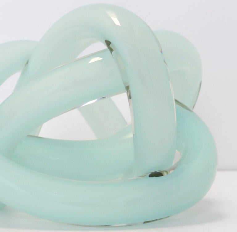 Celadon Green Wrap Sculpture by SkLO For Sale at 1stDibs