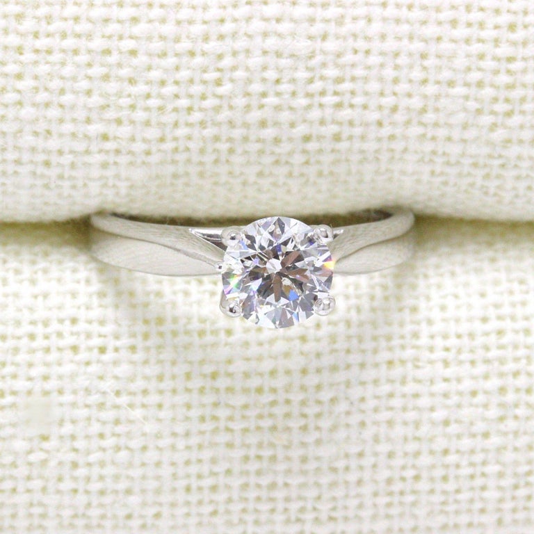 Celebration Grand Diamond Engagement Ring Round 1.04 Cts H I1 14k White ...