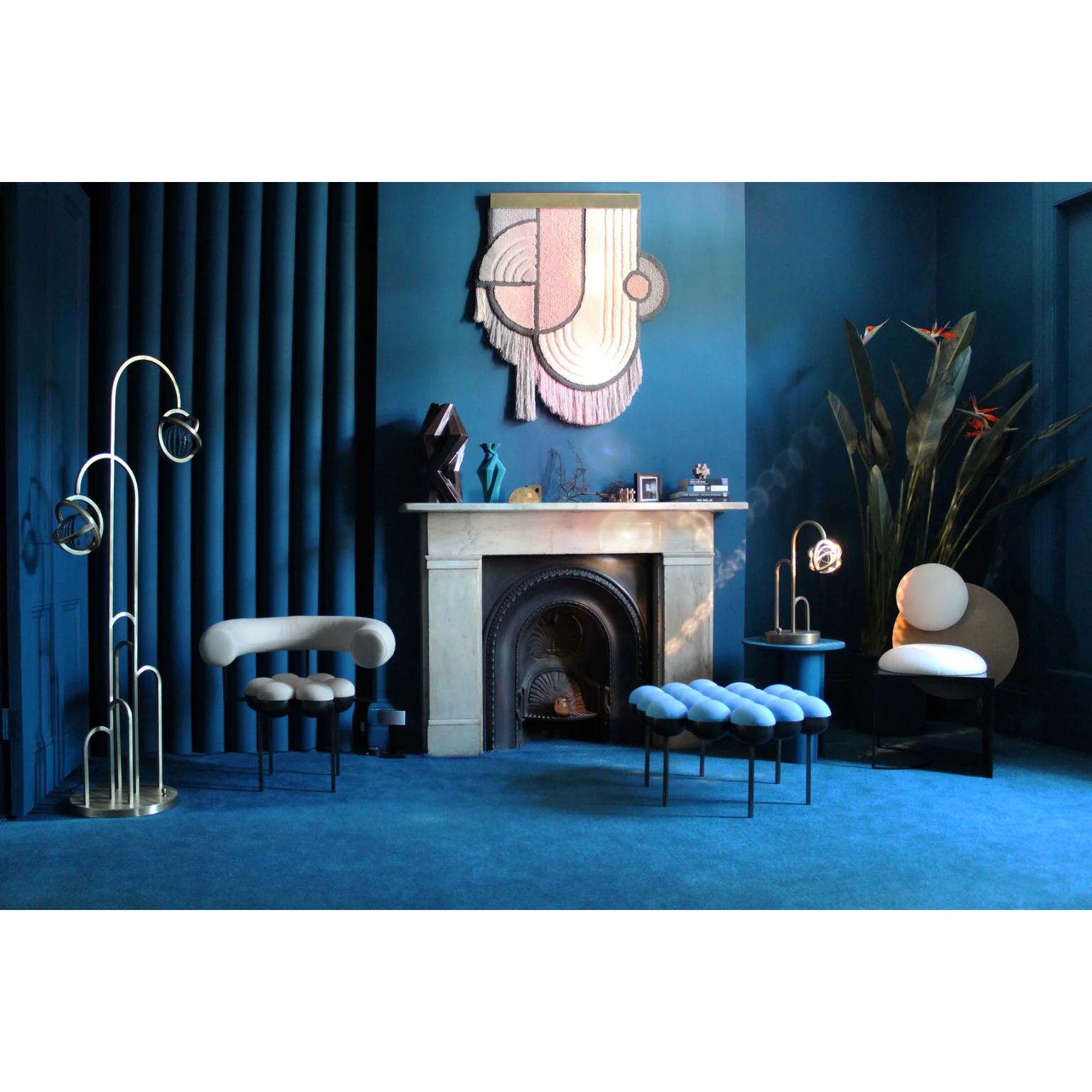 Celeste Cream Wool Chair by Bohinc Studio For Sale at 1stDibs