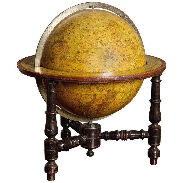 Celestial Globe Signed Malby and Son, Holborn at 1stDibs
