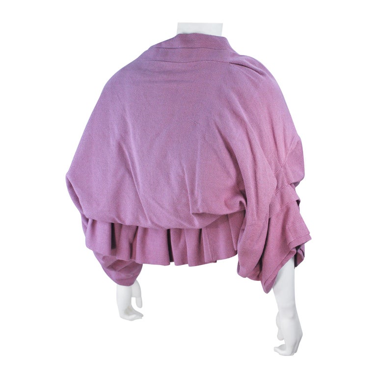 Celestina Purple Knit Shrug For Sale at 1stDibs