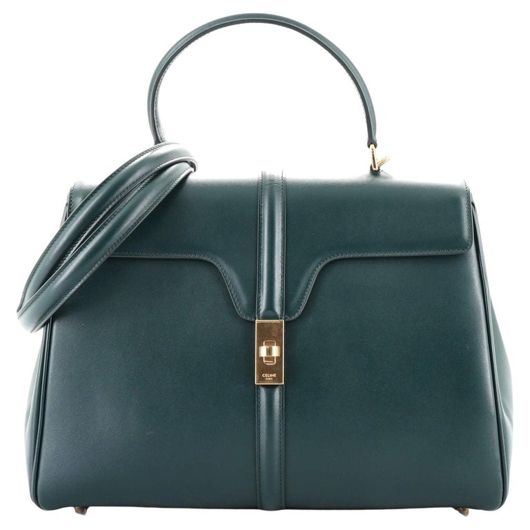Celine 16 Top Handle Bag Smooth Calfskin Medium at 1stDibs