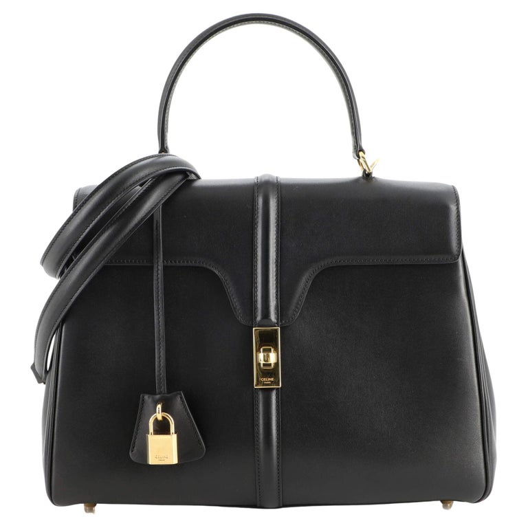 Celine 16 Top Handle Bag Smooth Calfskin Medium at 1stDibs