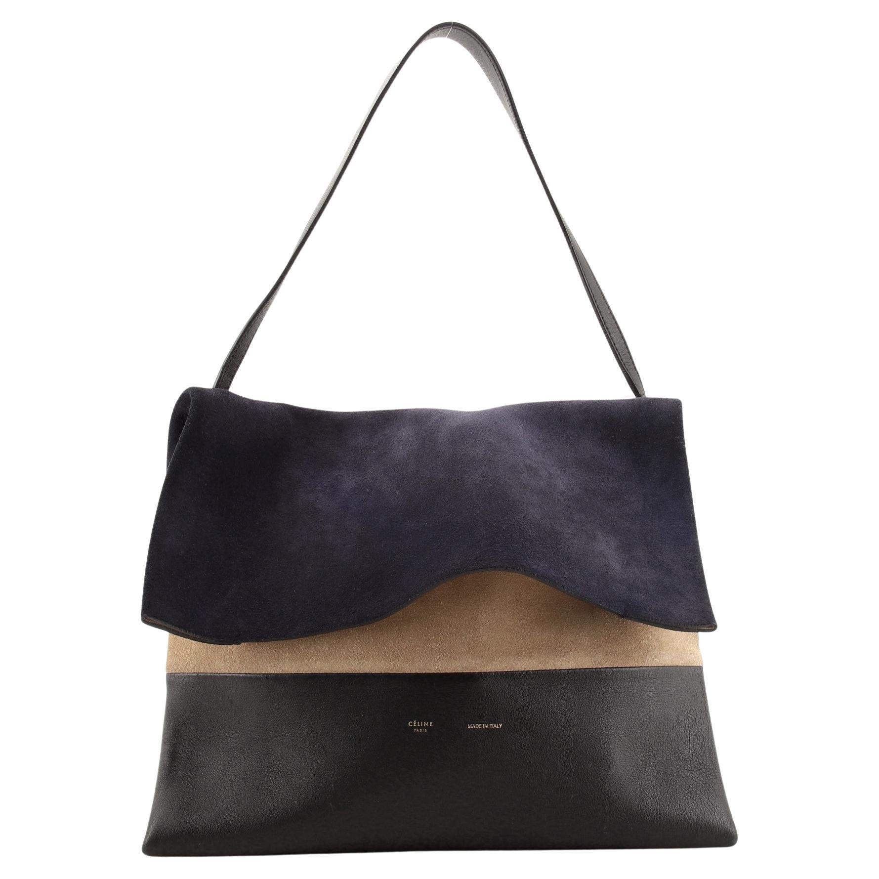 Celine All Soft Bag Suede with Leather at 1stDibs | celine slouchy bag
