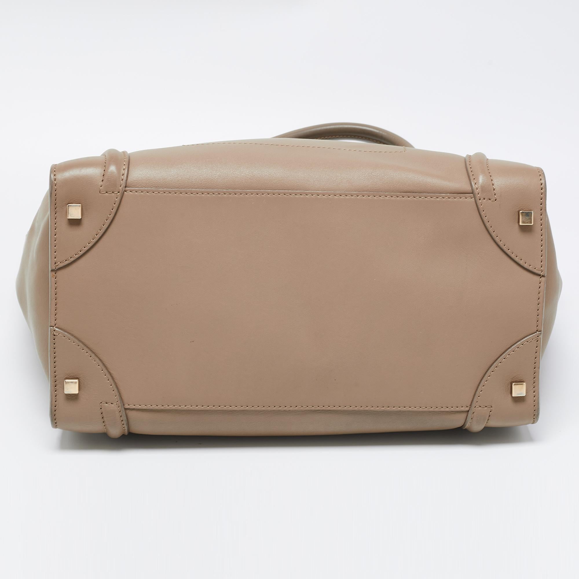 Celine Beige Leather Large Luggage Tote at 1stDibs | celine large tote