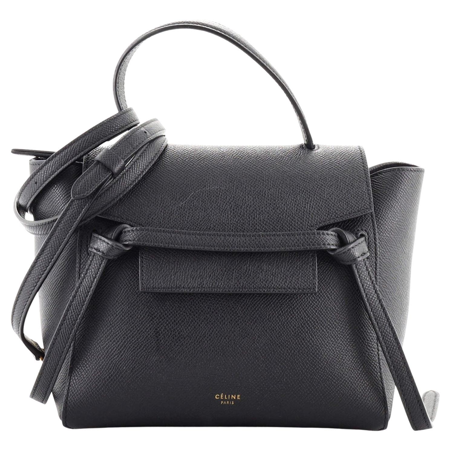 Celine Belt Bag Textured Leather Micro For Sale at 1stDibs