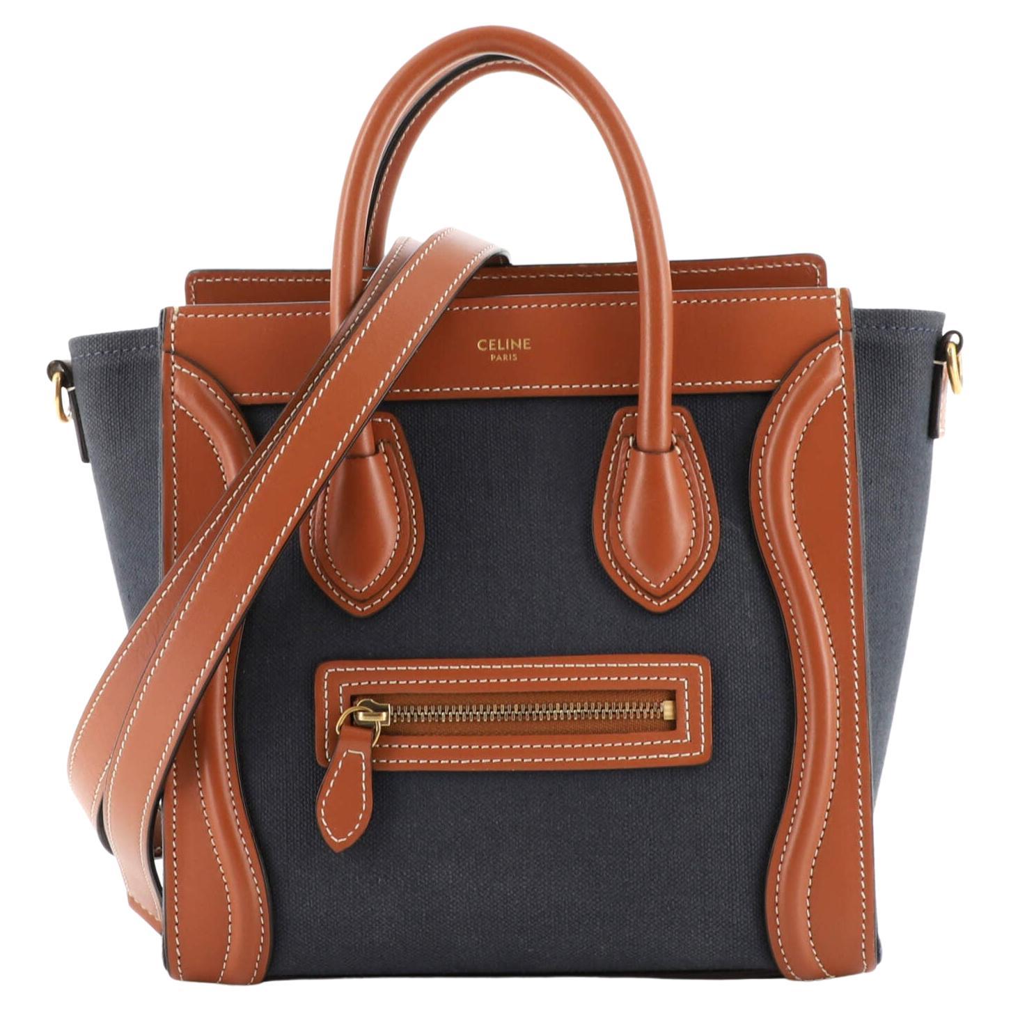 Celine Phantom Bag Canvas Medium at 1stDibs