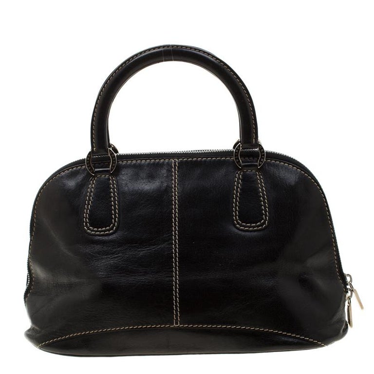 Celine Black Leather Bowler Bag For Sale at 1stDibs | celine bowler